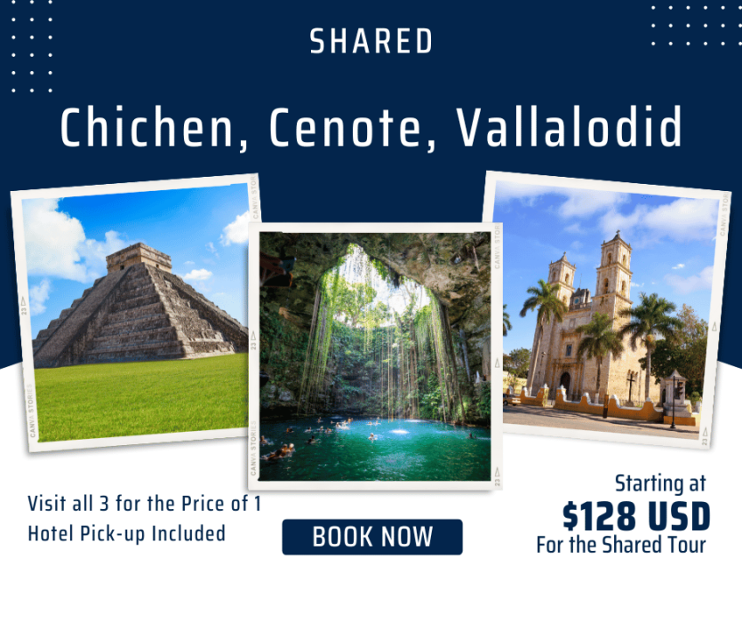 Shared Chichen-Itza, Cenote & Vallalodid | Don Chingon Cancun